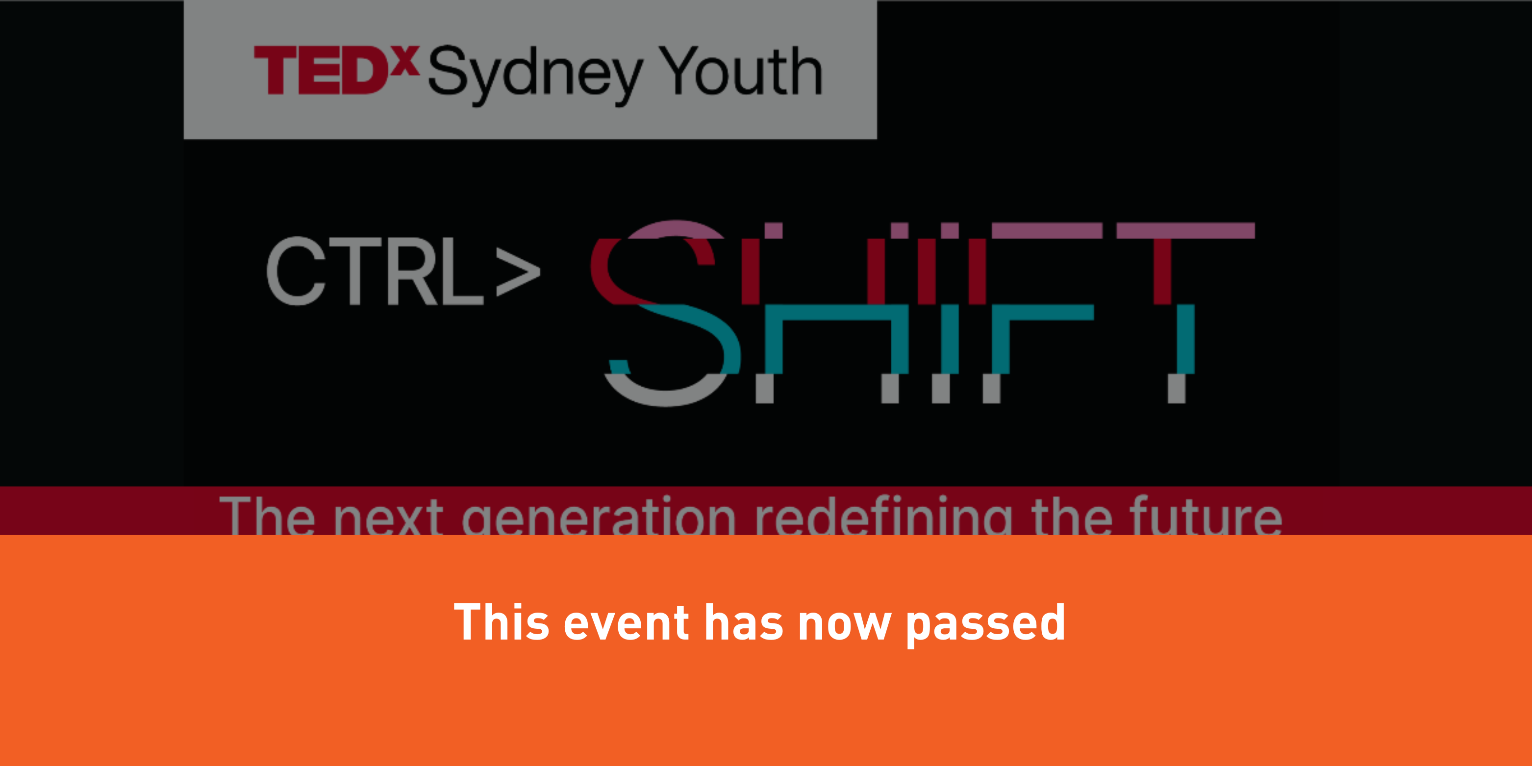 TEDxSydney Youth – This event has now passed | Documentary Australia